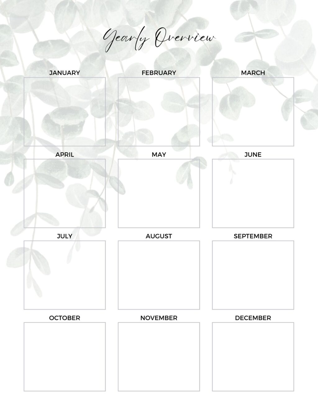 2024 Digital Planner – Elegant Eucalyptus – The Life with Lori